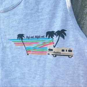 chubbies | Shirts | Chubbies Tank Top Gray With Retro Rv Summer | Poshmark